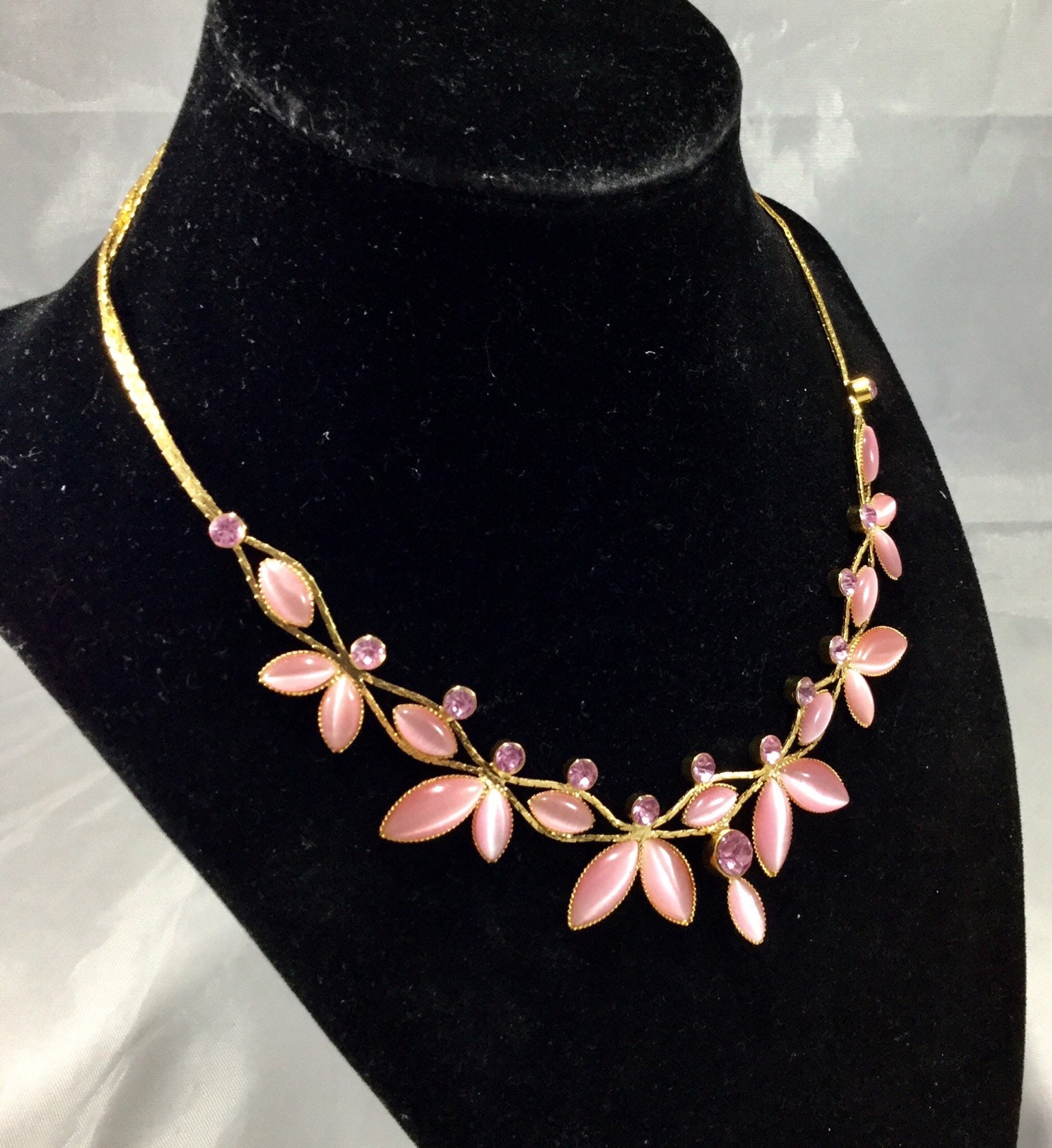 Vintage Gold Tone Victorian Pink Rose Color Avon Designer - Etsy