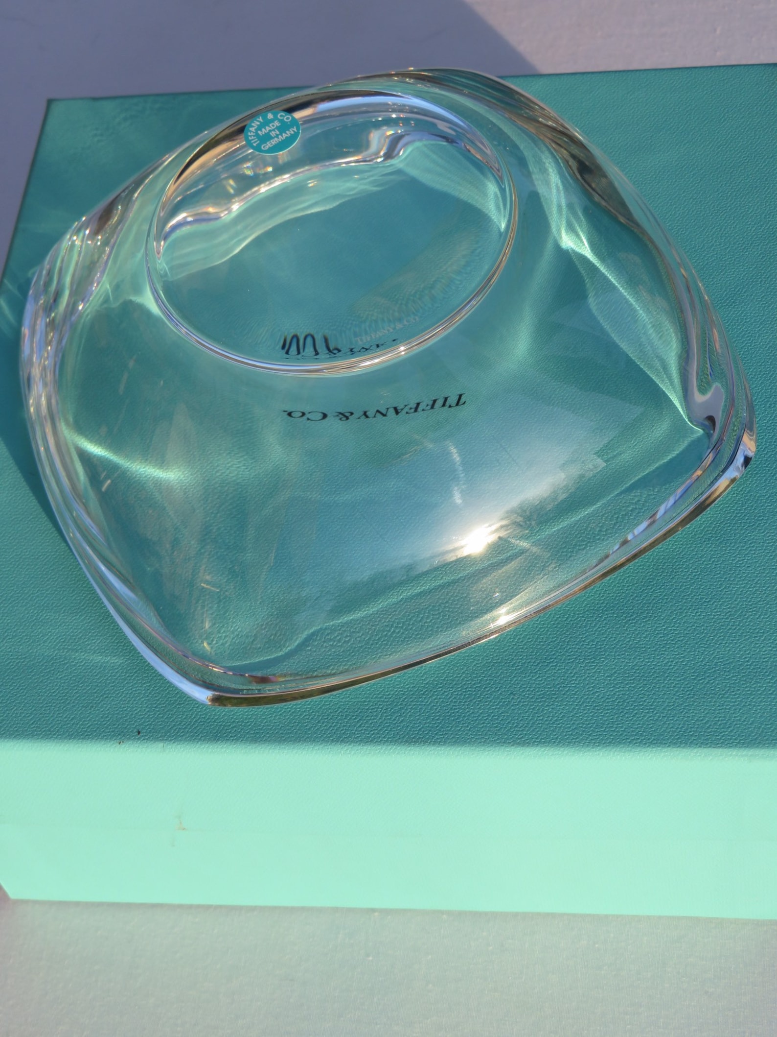 Vintage Tiffany & Co. Fine German Crystal Centerpiece Bowl - Etsy