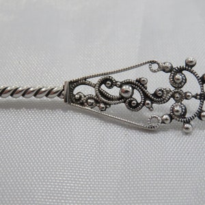 Antique Sterling Silver Scalloped Spoon Featuring Highly Detailed ...