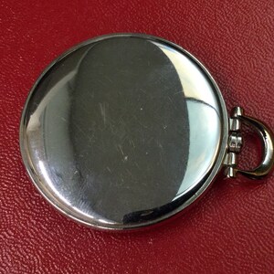 Vintage Gentlemans Silver Tone Merona Reproduction Style Pocket Watch ...