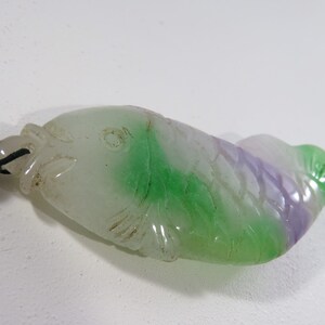 Vintage Chinese Hand Carved Asian Koi Fish Rope Necklace - Etsy