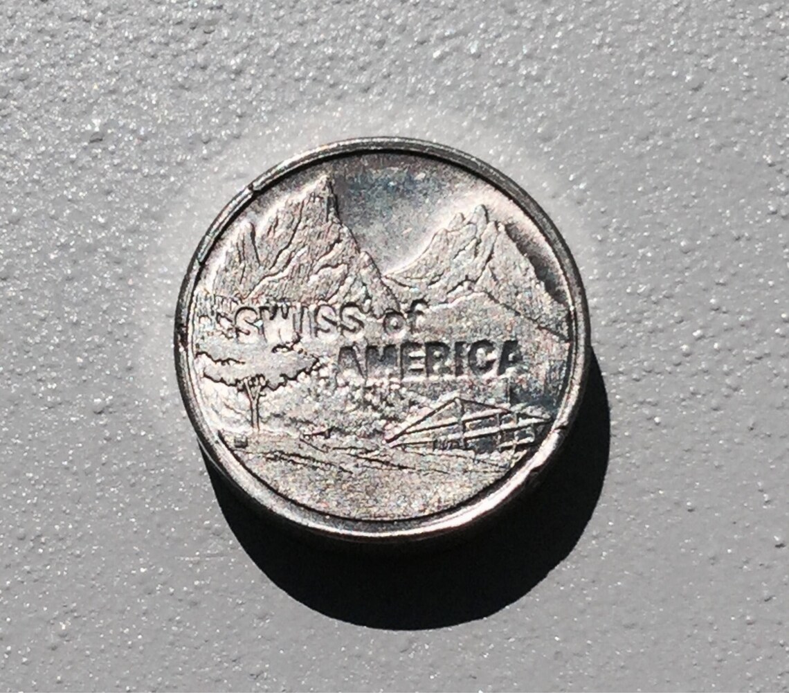 Swiss of America One Troy Ounce Pure .999 Fine Silver Coin Featuring ...