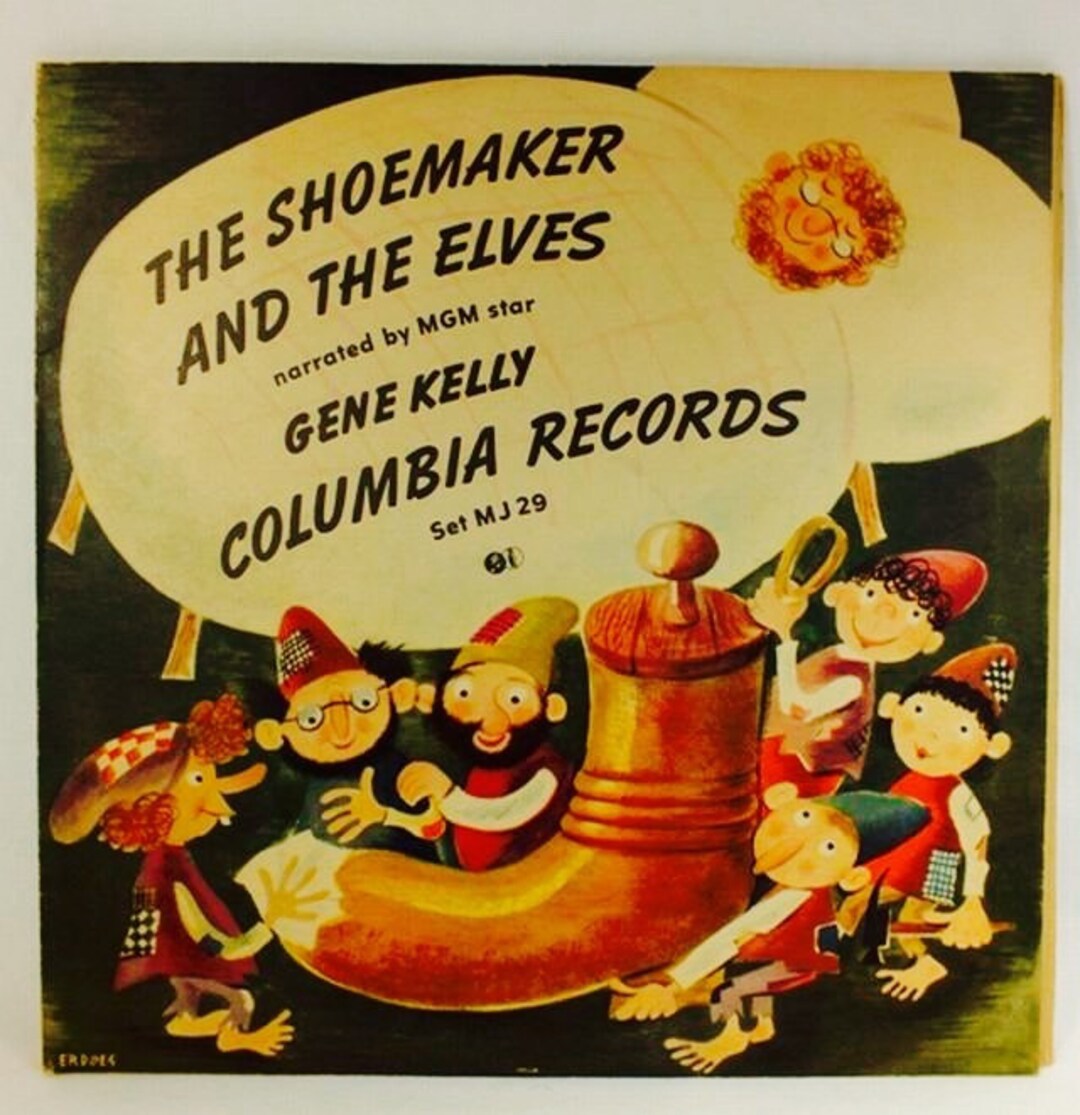 Rare Two Record Set Columbia Records Titled the Shoemaker and the Elves ...