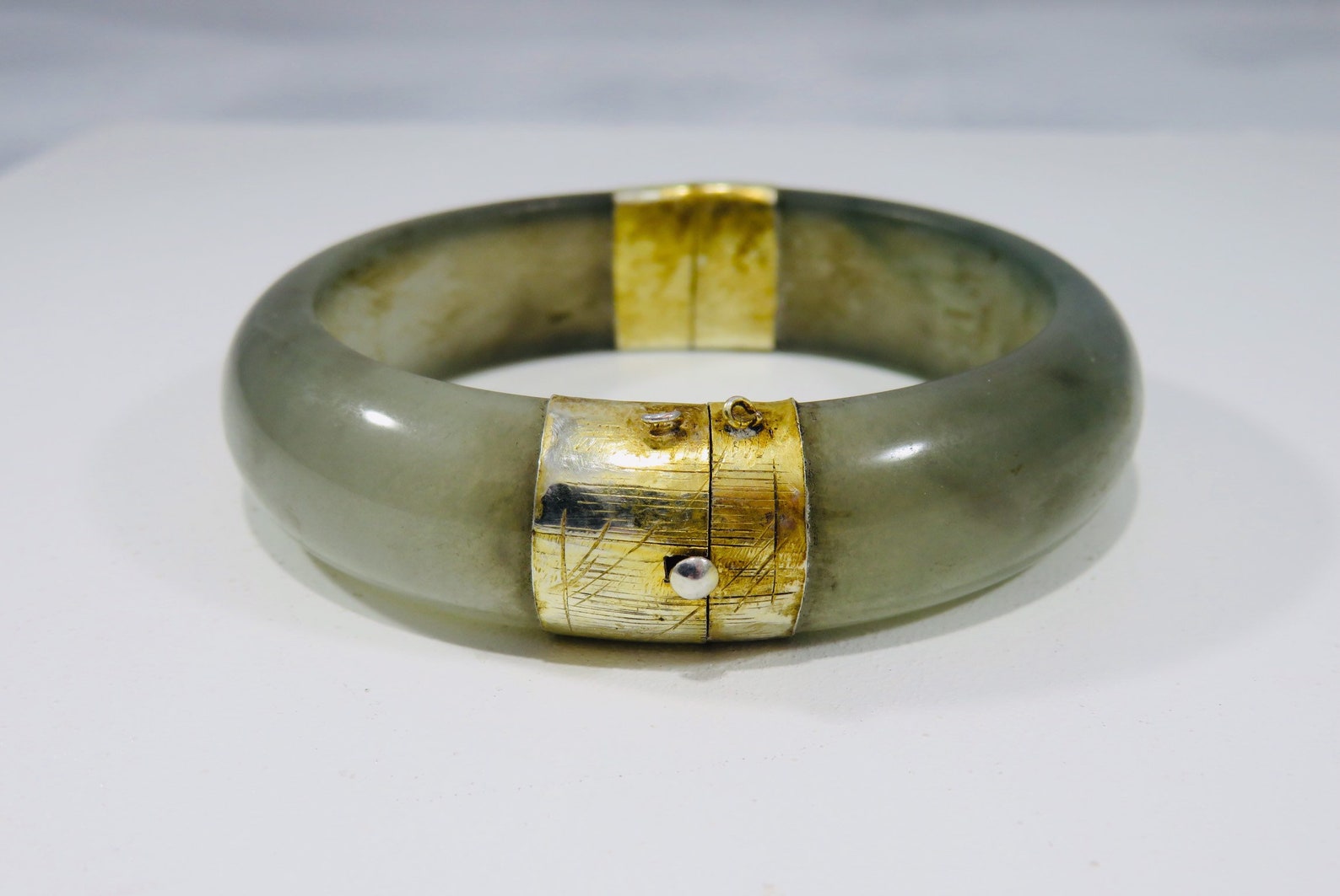 Vintage Chinese Hand Carved Hinged Bangle Bracelet Featuring - Etsy