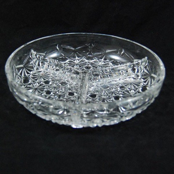 Cut Glass Tray - Etsy