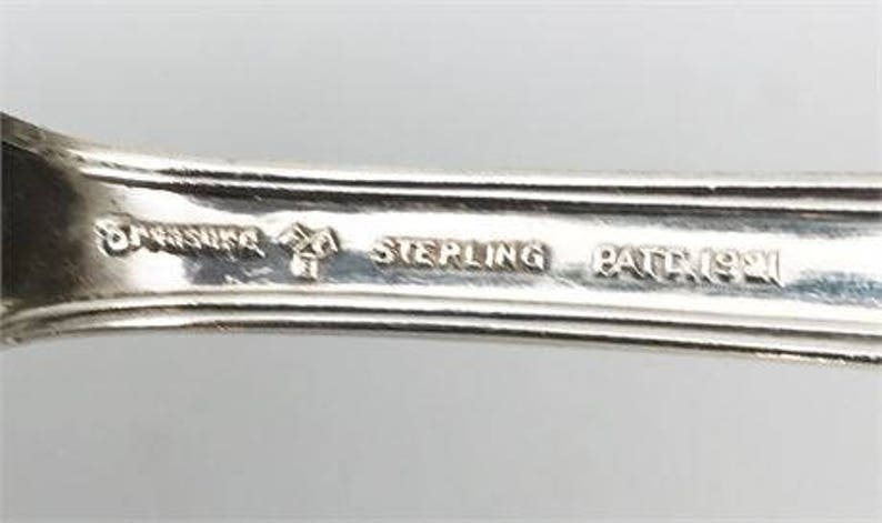 One Antique Lunt Silversmith Treasure Pattern Sterling Silver ...