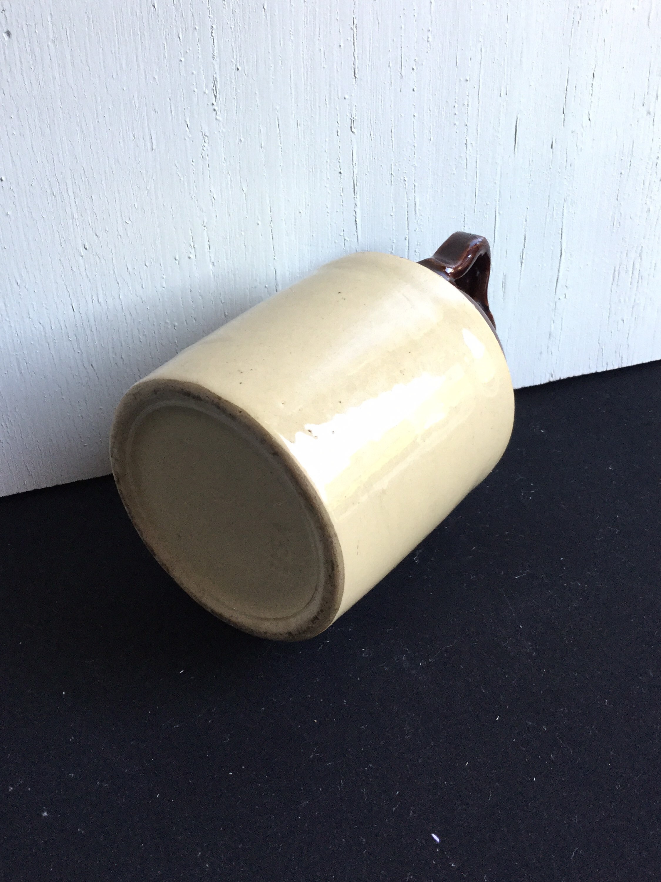 Vintage Maroon Fire Glazed Small Stoneware Crock Style Jug Featuring ...