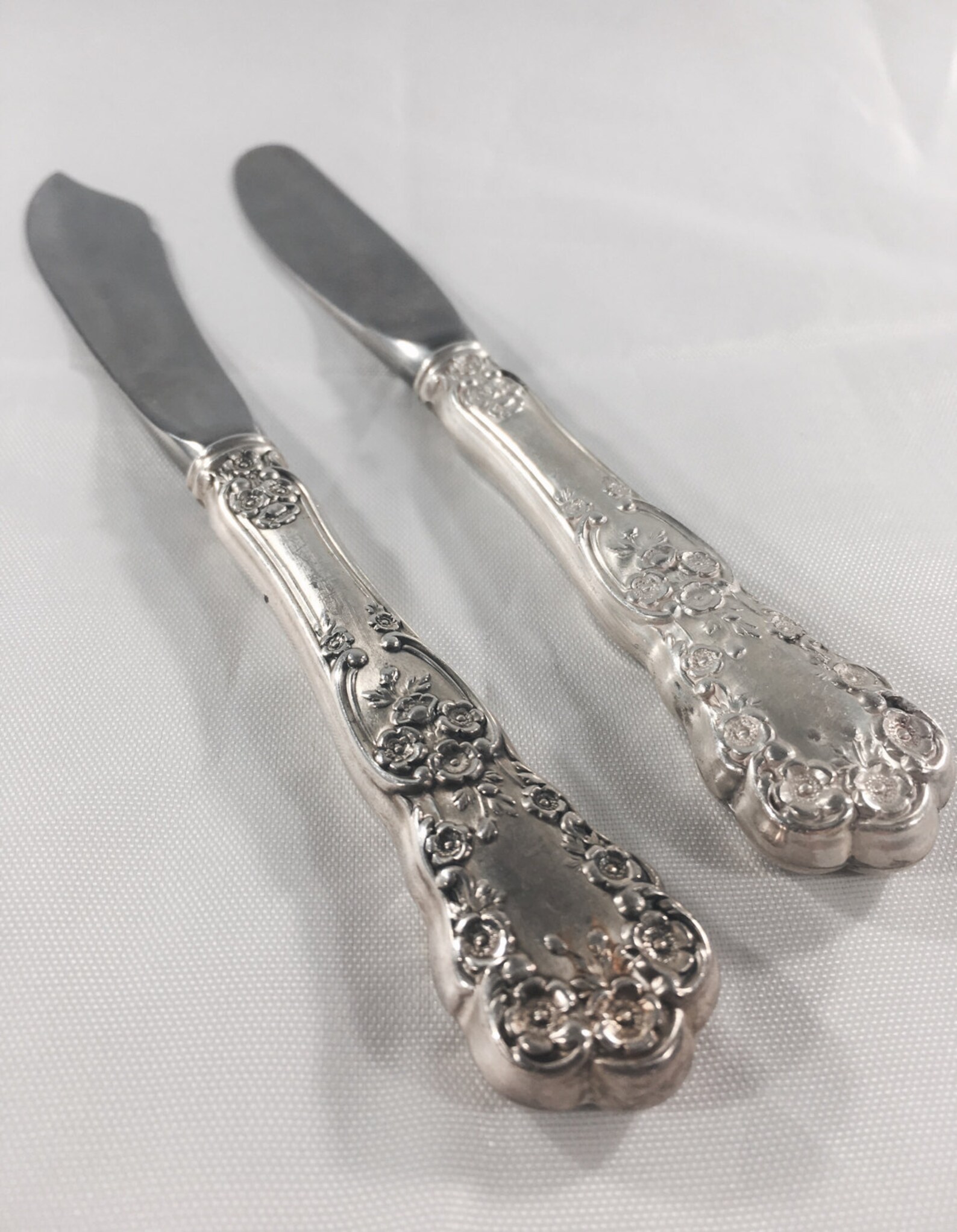 Antique Gorham Buttercup Pattern Sterling Silver Knive Set Featuring ...