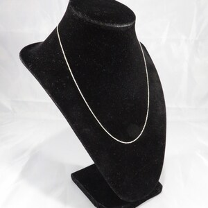 Vintage Sterling Silver Princess Length Italian Chain Necklace ...