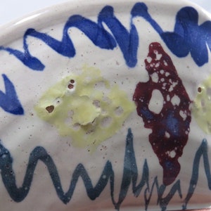Vintage Neil Patterson Red Clay Artist Centerpiece Bowl Featuring ...