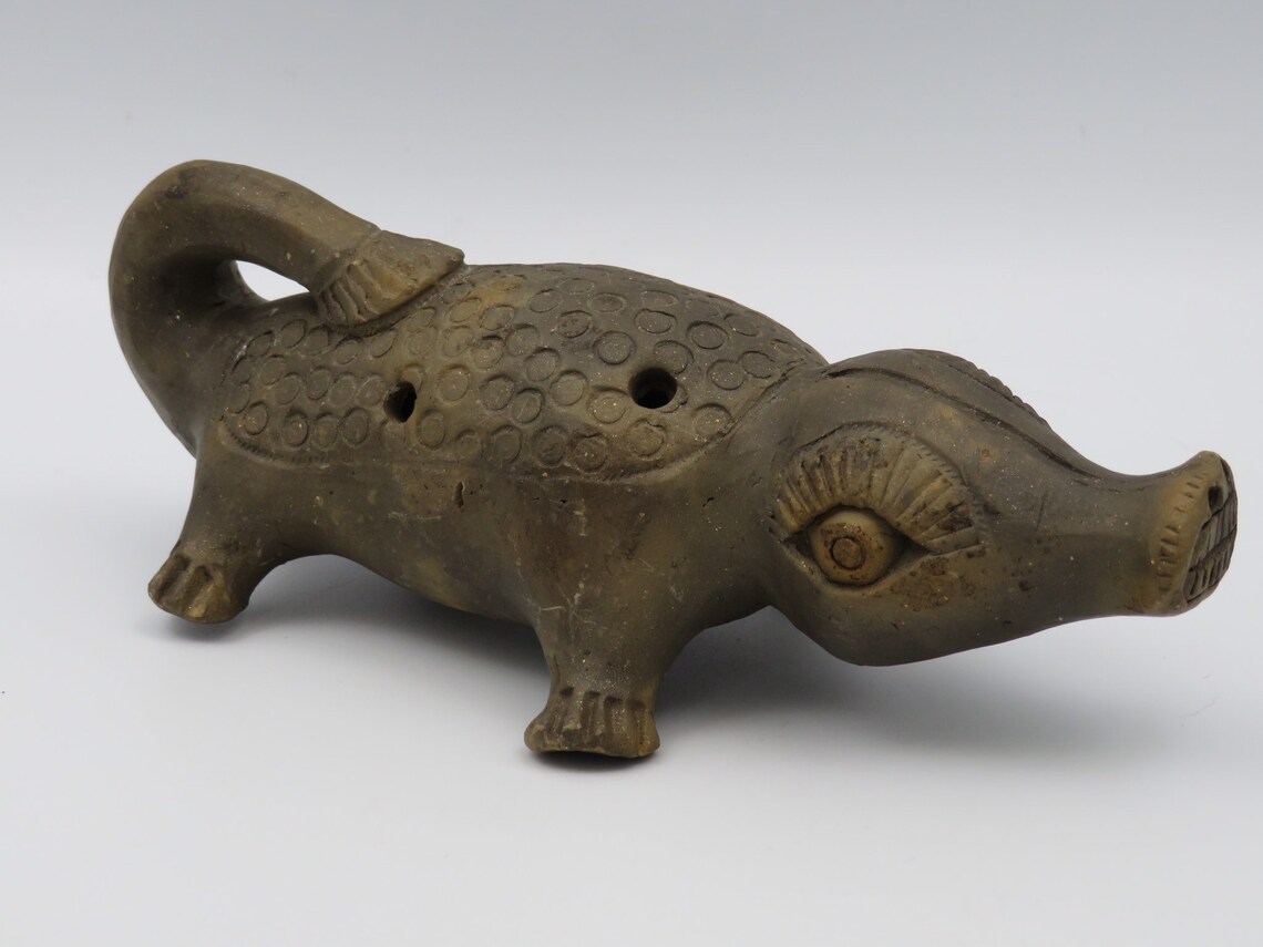 Antique Native Columbian Mayan Freshwater Alligator Tairona | Etsy