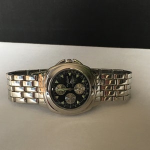 Vintage Clique Stainless Steel Chronograph Quartz Sportsman Watch ...