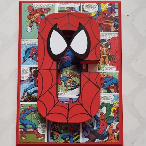 Spiderman Personalized Door Sign - Etsy