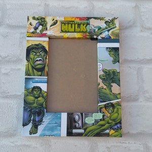 Hulk Frame - Superhero Comic Book Decoupage Picture Frame 6"x4" or 7"x5 ...