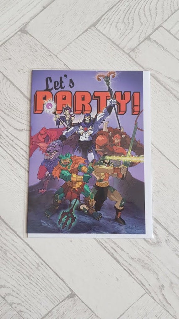He-Man Birthday Card Birthday Card Card for Him Card for | Etsy