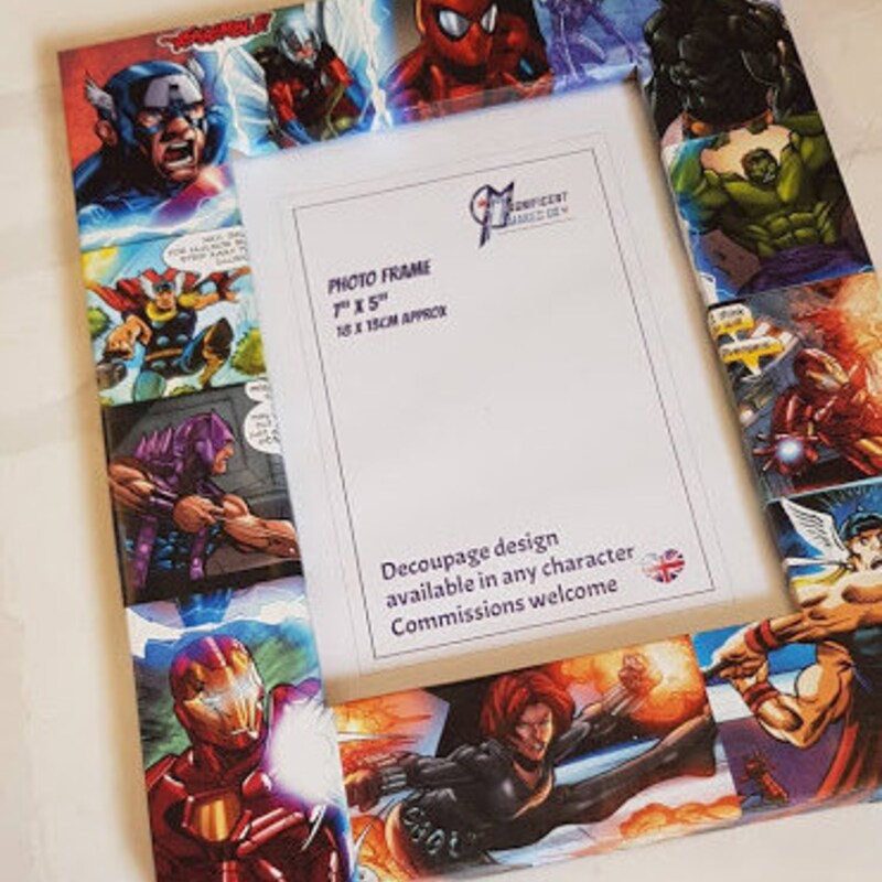 Avengers Picture Frame - Etsy