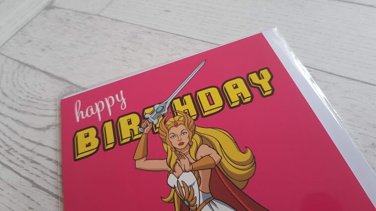 Happy Birthday Card She-ra Card Comic Book Card She-ra | Etsy UK