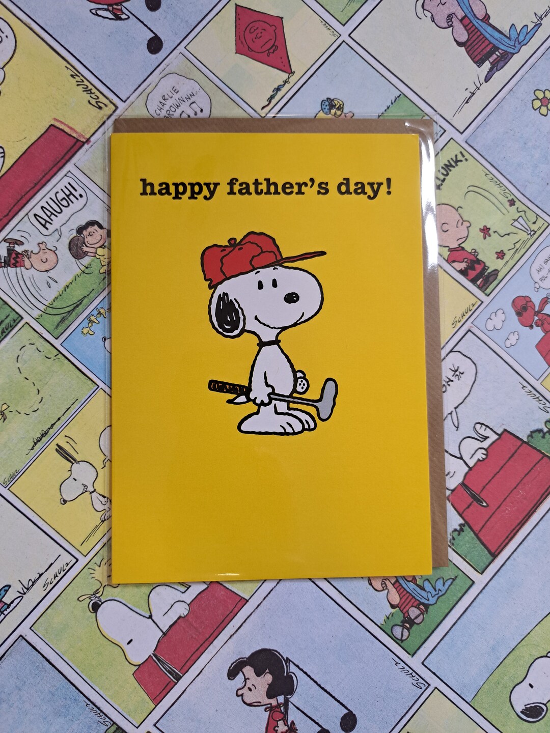 Snoopy Father's Day Card - Snoopy Card - Comic Book Card - Card for ...