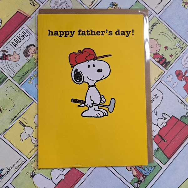 Snoopy Golfing - Etsy