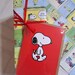 Snoopy Card - Red Snoopy Card - Snoopy Birthday - Card for Snoopy Fan ...