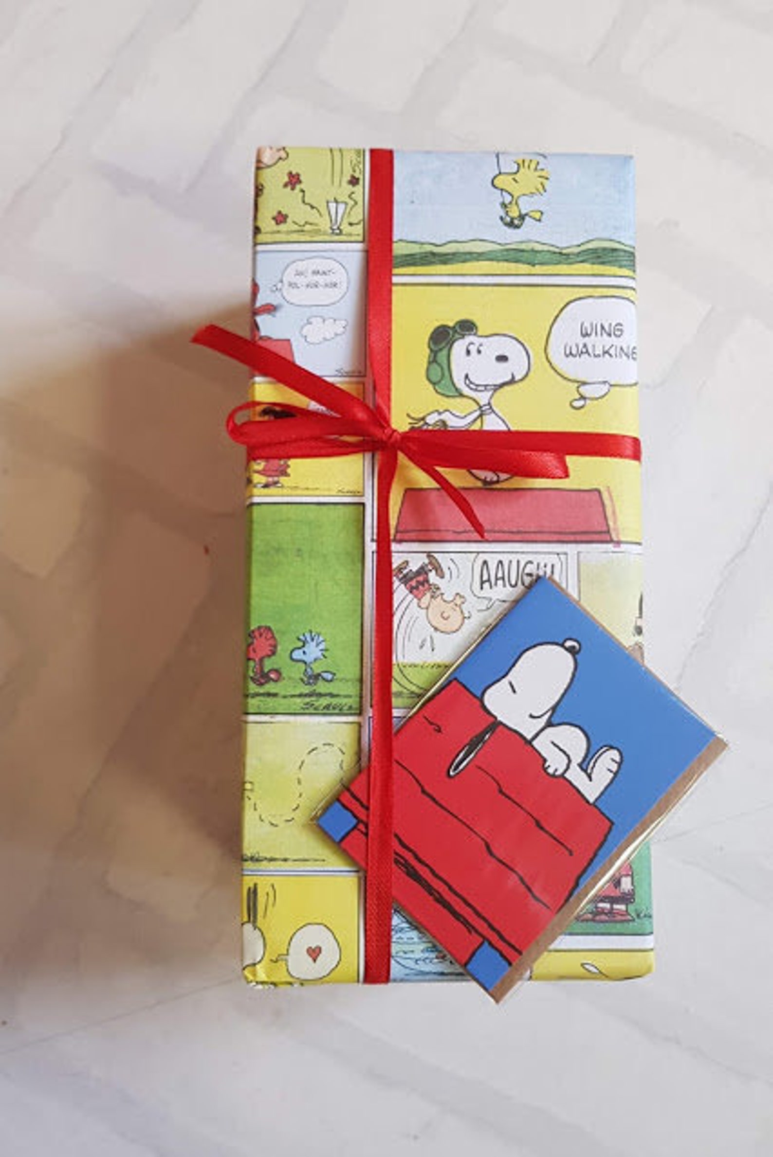 Snoopy Wrapping Paper Snoopy Gift Wrap Peanuts Wrapping - Etsy UK