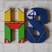 Superhero Letters Personalised Hand Painted Papier Mache Name Initials ...