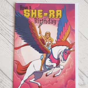 She-ra Birthday Card - She-ra Card - She-ra Birthday - Card for Her ...