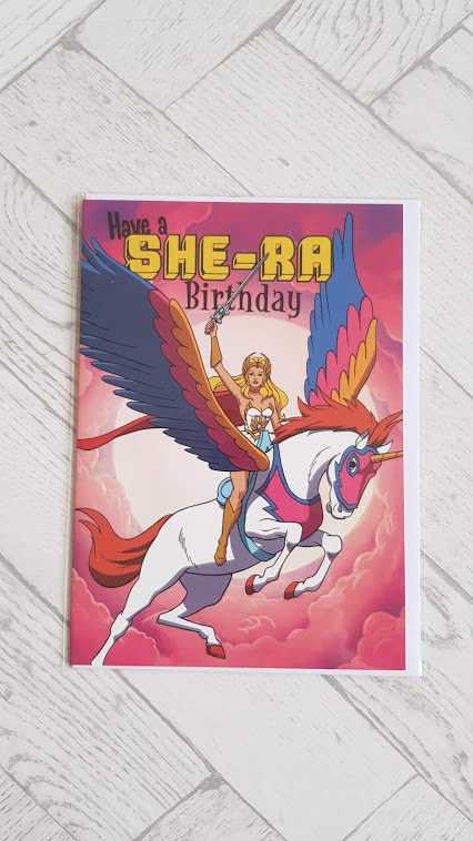 She-ra Birthday Card - She-ra Card - She-ra Birthday - Card for Her ...