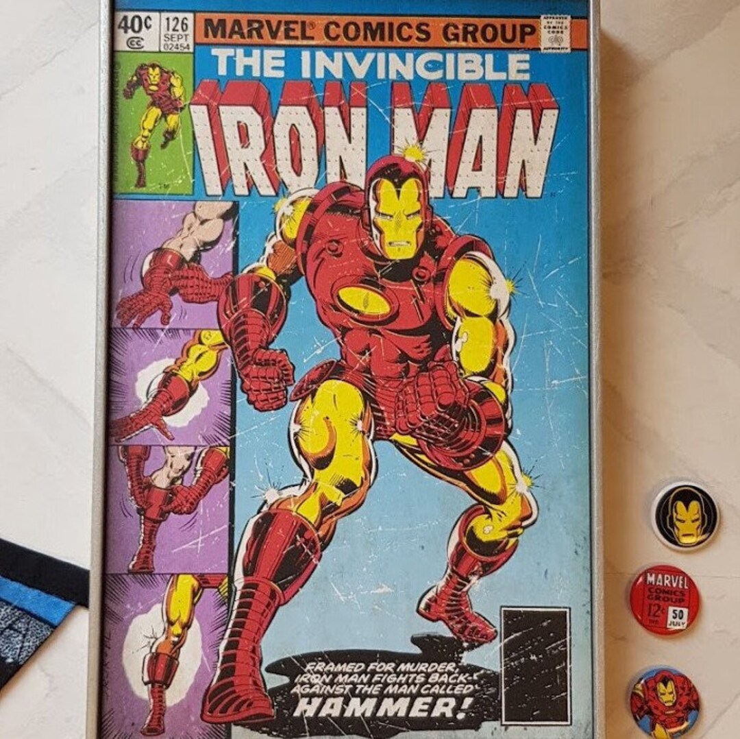 Ironman Frame - Superhero Frame - Avengers Frame - Iron Man Print ...