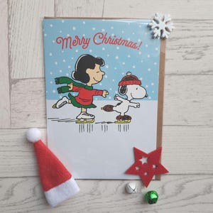 Snoopy Christmas Cards Pack of 6 - Snoopy Cards - Snoopy Christmas ...