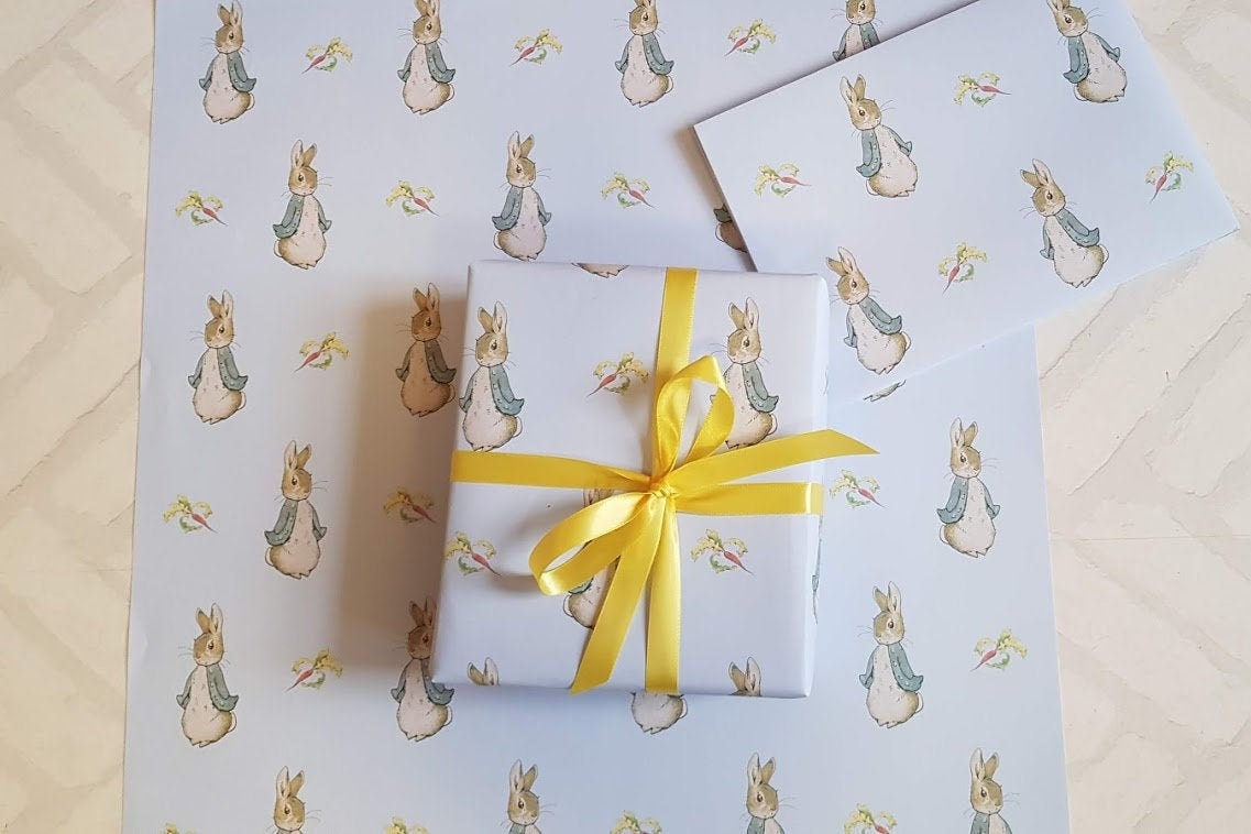 Peter Rabbit Wrapping Paper Beatrix Potter Gift Wrap Peter | Etsy UK
