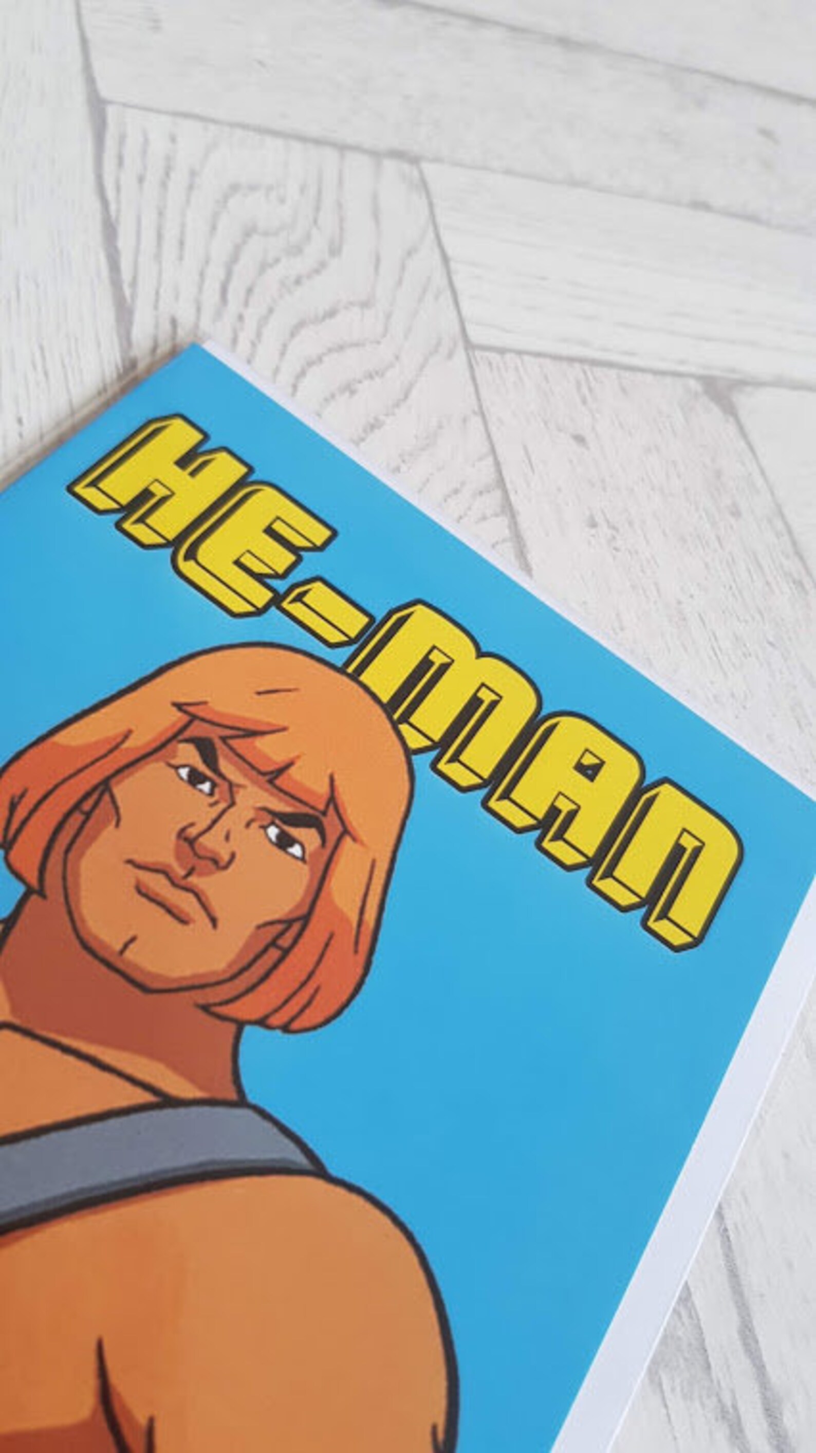 He-man Birthday Card Birthday Card Card for Him Card for - Etsy