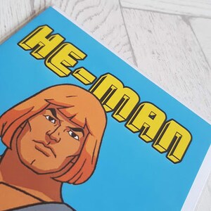 He-man Birthday Card - Birthday Card - Card for Him - Card for Dad ...