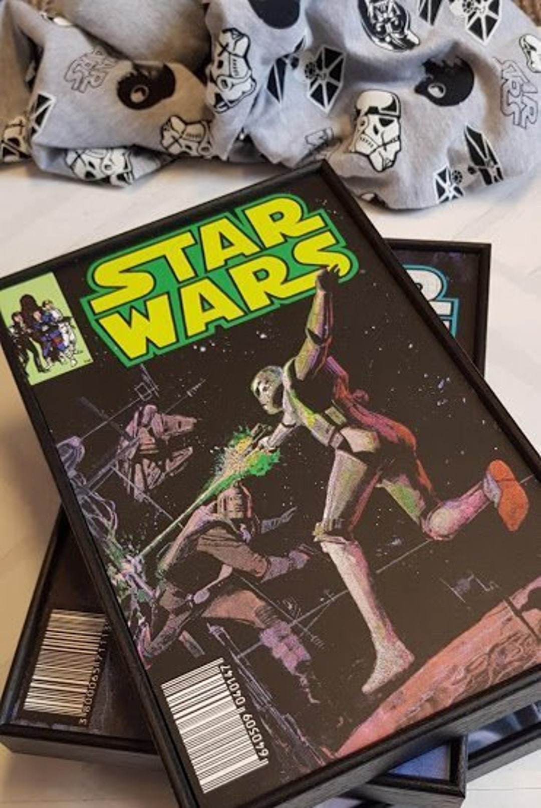 Star Wars Frame - Star Wars Wall Art - Retro Style Print - Storm ...