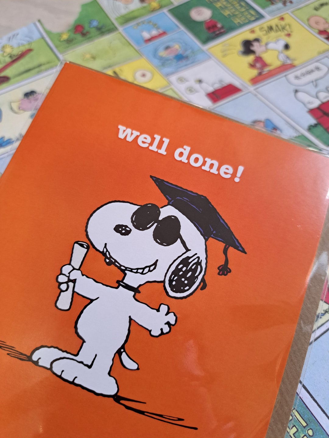 Snoopy Graduation Card - Well Done Card - Snoopy Card - Card for ...