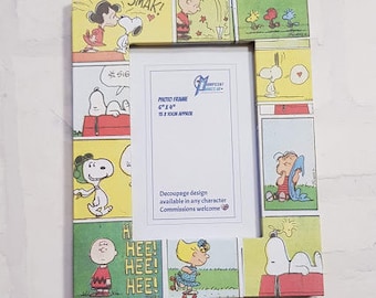 Snoopy Picture Frame - Etsy