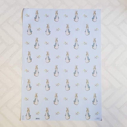 Peter Rabbit Wrapping Paper Beatrix Potter Gift Wrap Peter | Etsy UK