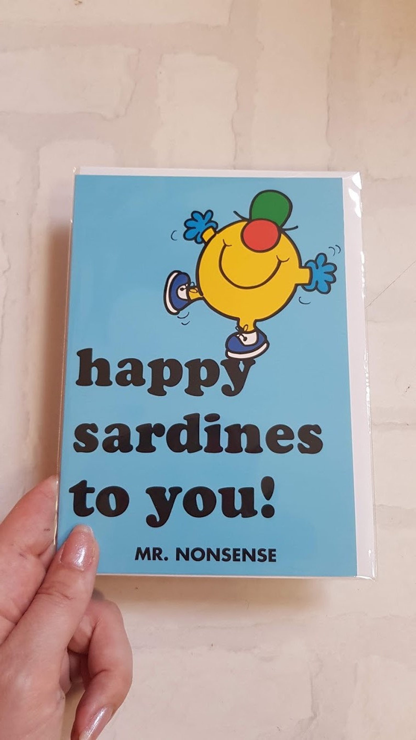 Mr. Men Birthday Card - Happy Birthday Card - Mr. Nonsense Card ...