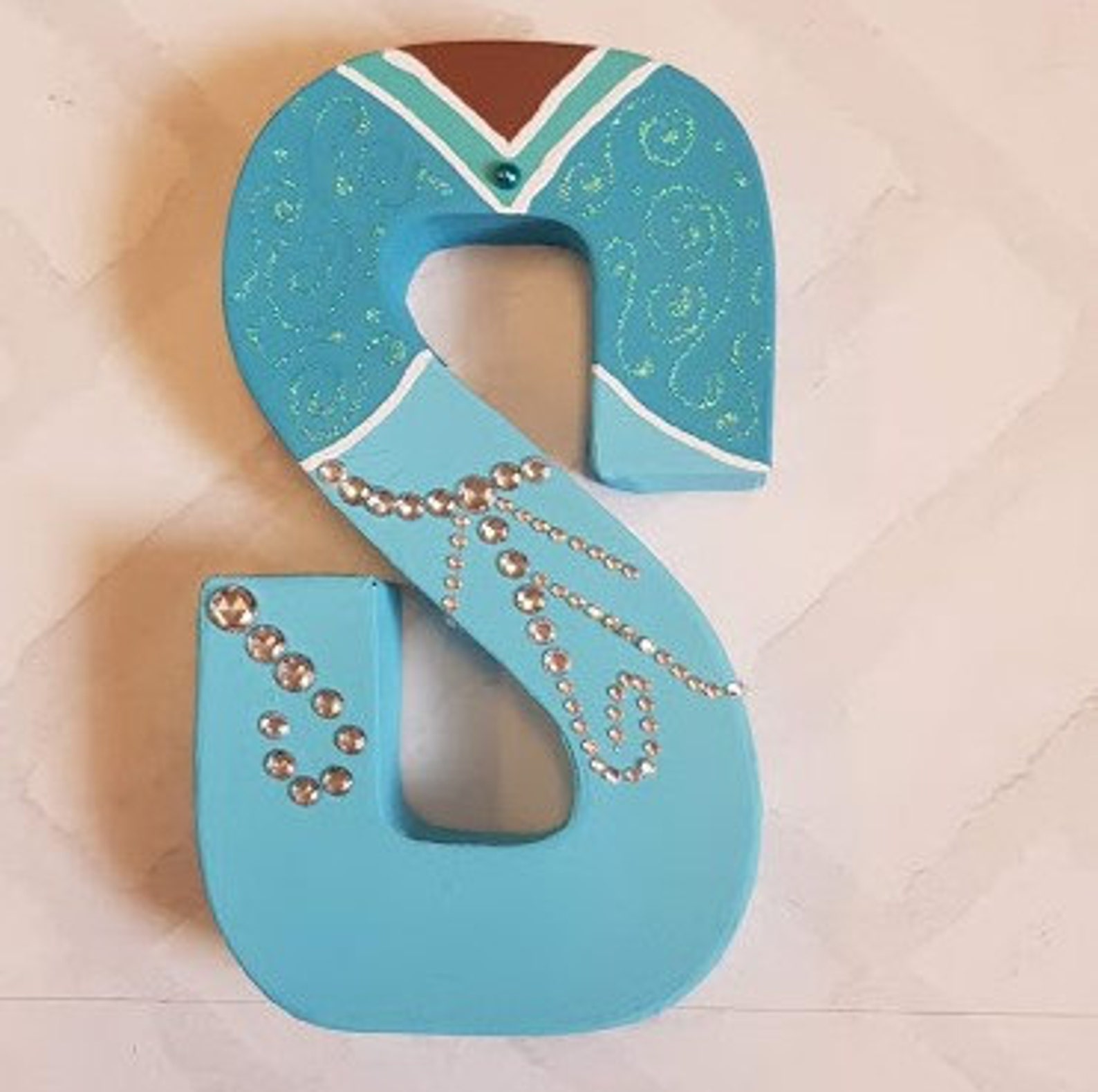 Princess Letters Personalized Hand Painted Papier Mache | Etsy