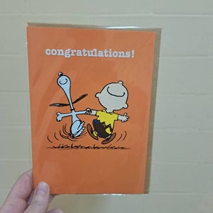 Congratulations Snoopy Card - Snoopy Card - Card for Graduation - Card ...