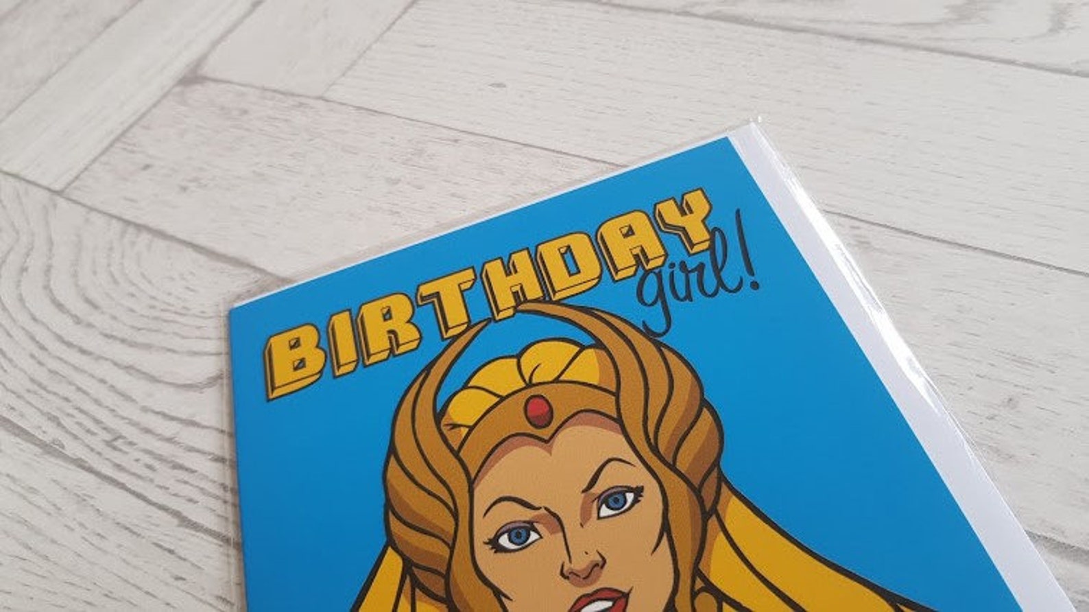 Birthday Girl Card She-ra Card Comic Book Card She-ra - Etsy