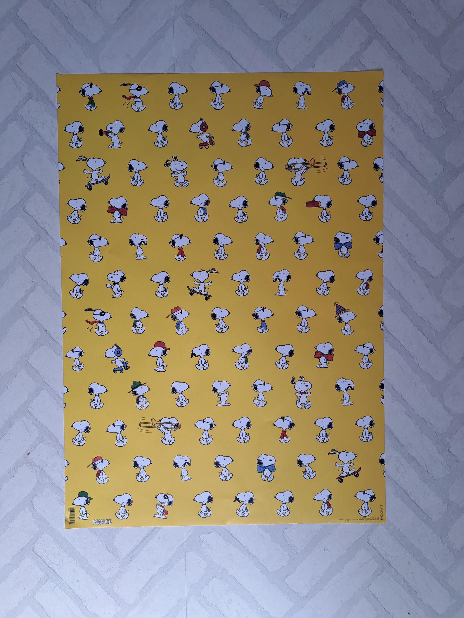 Snoopy Wrapping Paper - Snoopy Gift Wrap - Peanuts Wrapping Paper ...