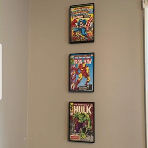 Hulk Frame Superhero Print Super Hero Wall Art Vintage Style Comic ...
