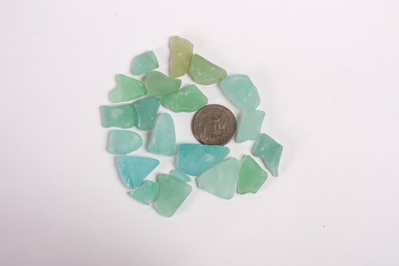 20 Pieces Great Quality Sea Glass Genuine Sea Glass Sea | Etsy