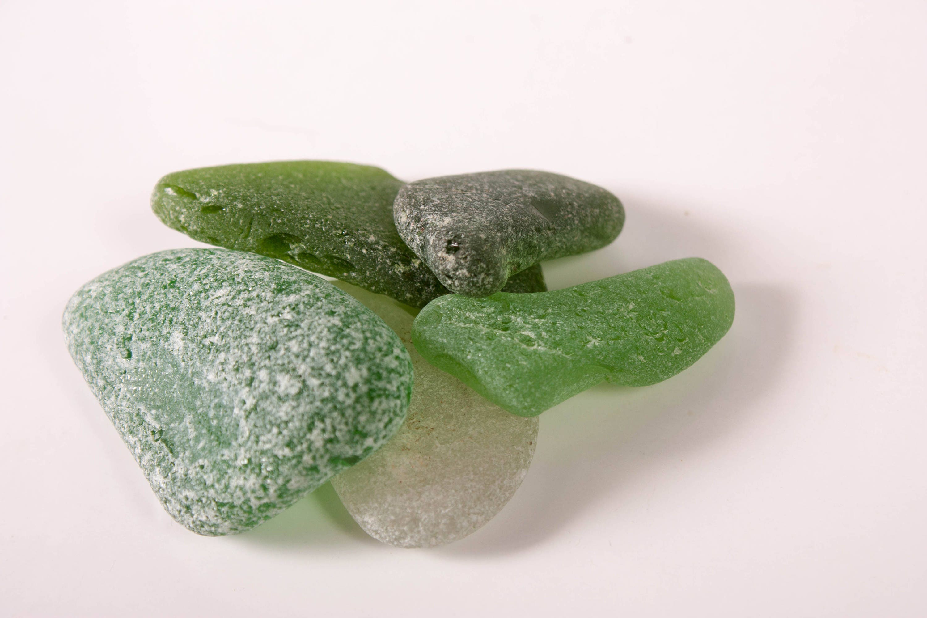 TOP Genuine Jewelry Sea Glass, 5 Pieces of Big Natural Sea Glass ...