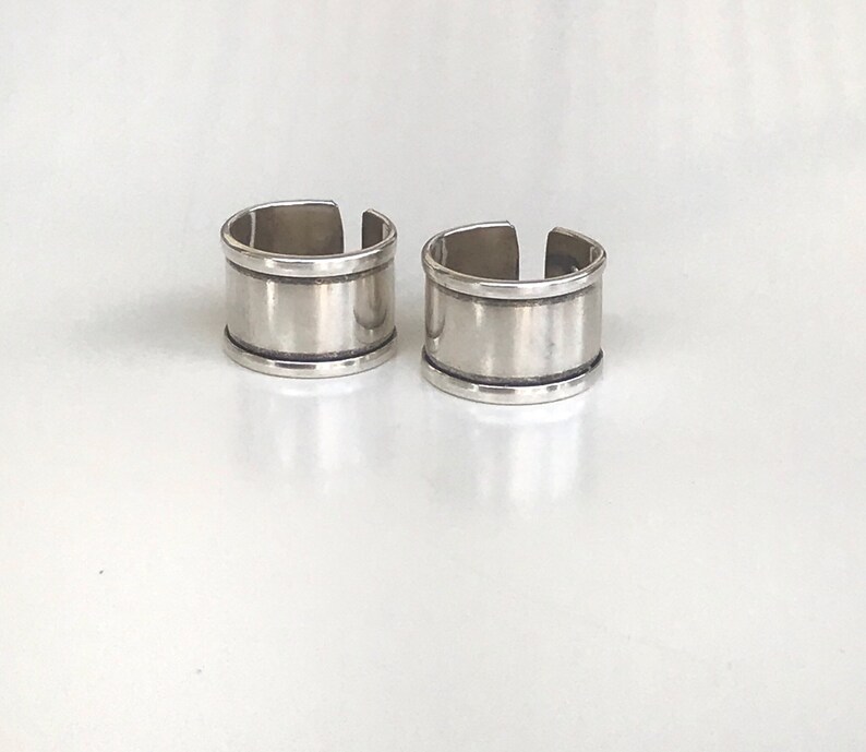 Statement ring/Wide band ring/Minimal ring/Big ring/Silver | Etsy