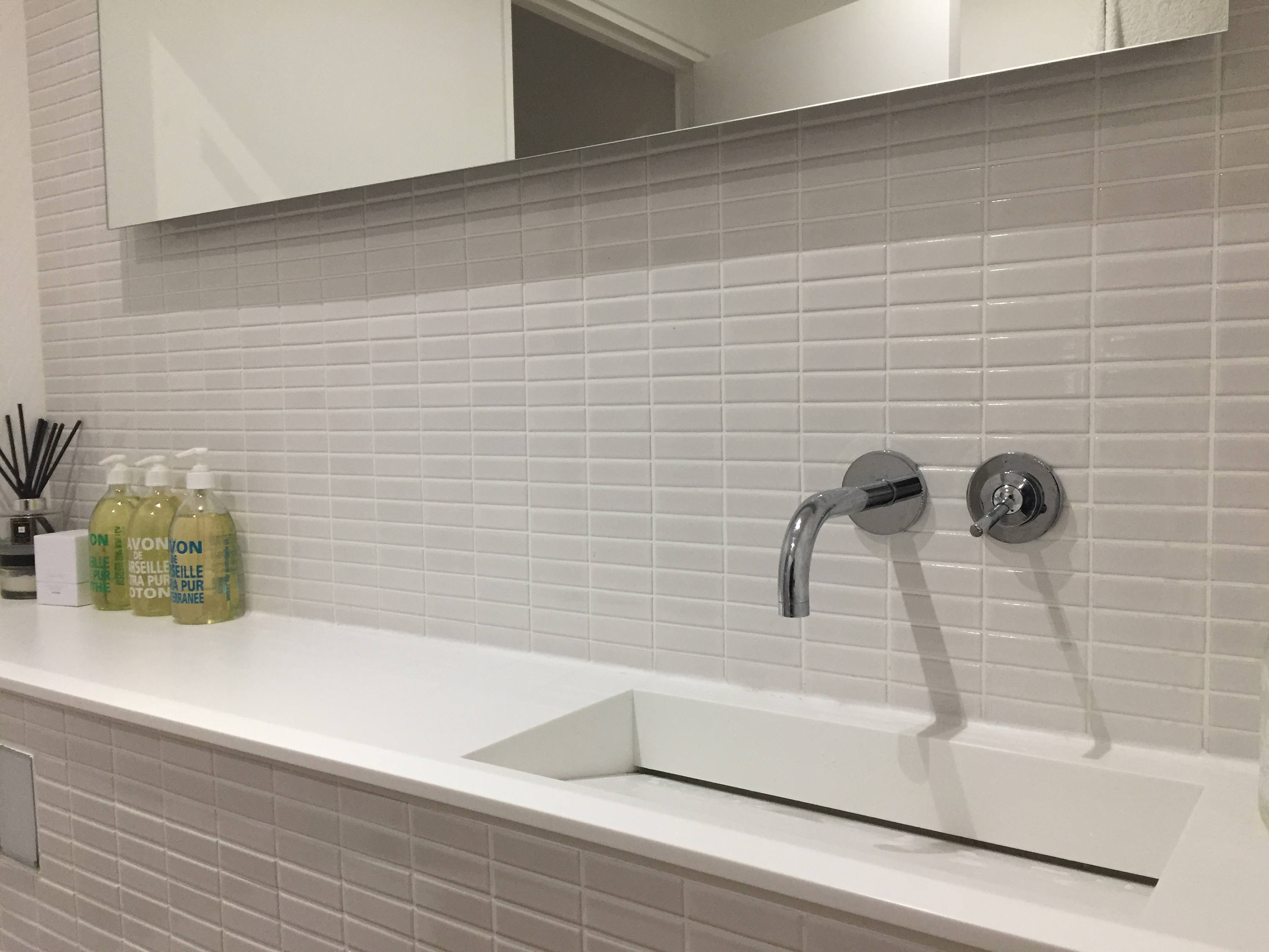 Contemporary Bespoke Corian Vanity - Single - Etsy UK