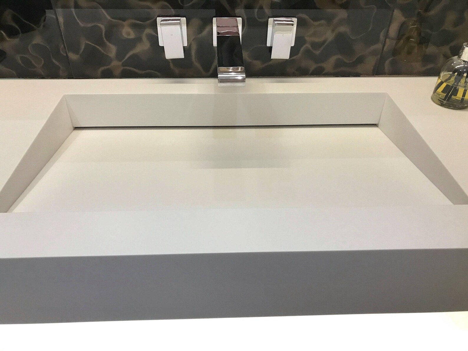 Contemporary Bespoke Corian Vanity - Single - Etsy UK