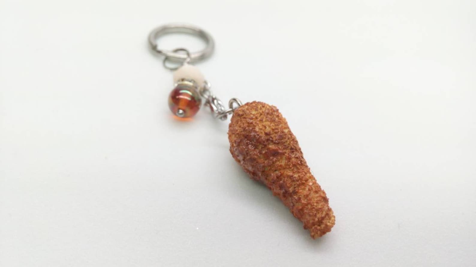 Fried Chicken Charm Chicken Leg Charm Polymer Clay Food - Etsy