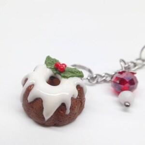 Christmas Budnt Pudding Charm, Budnt Cake Earrings, Miniature Food ...